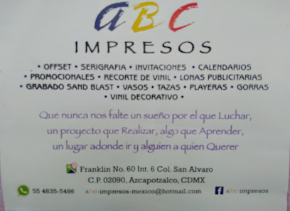 ABC impresos en Azcapotzalco 🖨️